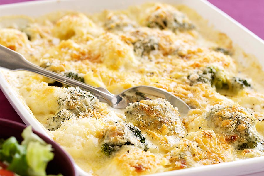 Chicken and broccoli gratin using a Aldi - KudoCook